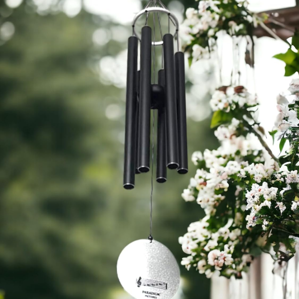 Large Black Flute Windchime – The Pink Elephant